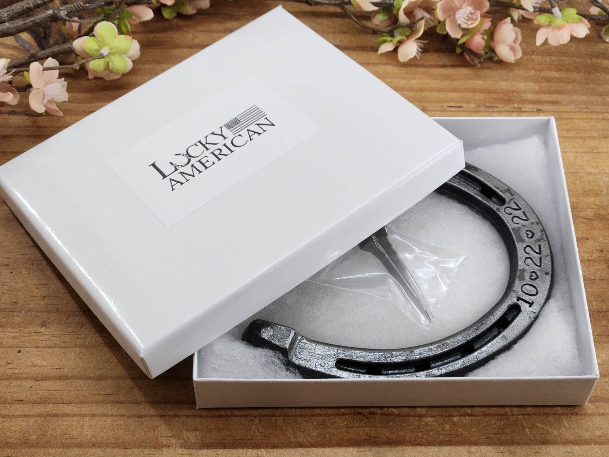 Personalized Horseshoe Keepsake - Freestanding Design – Lucky American ...
